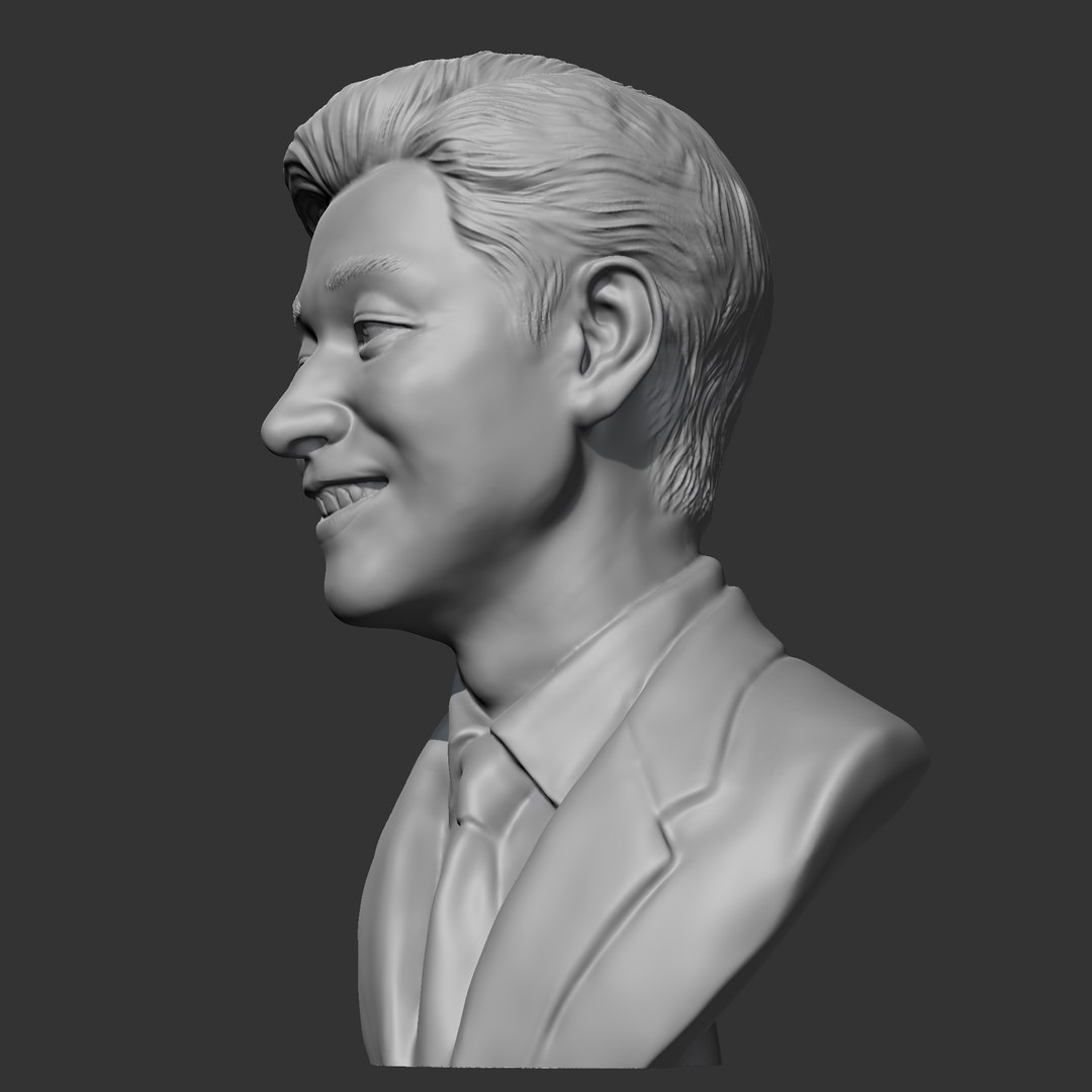 3D Salesman Bust 3D Print Model - TurboSquid 1894391