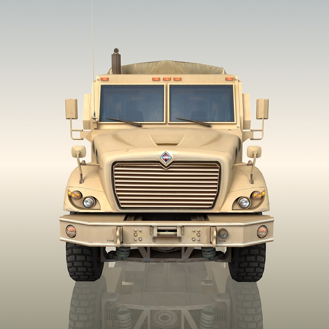 3d Navistar 7000 Mv 6x6 Model