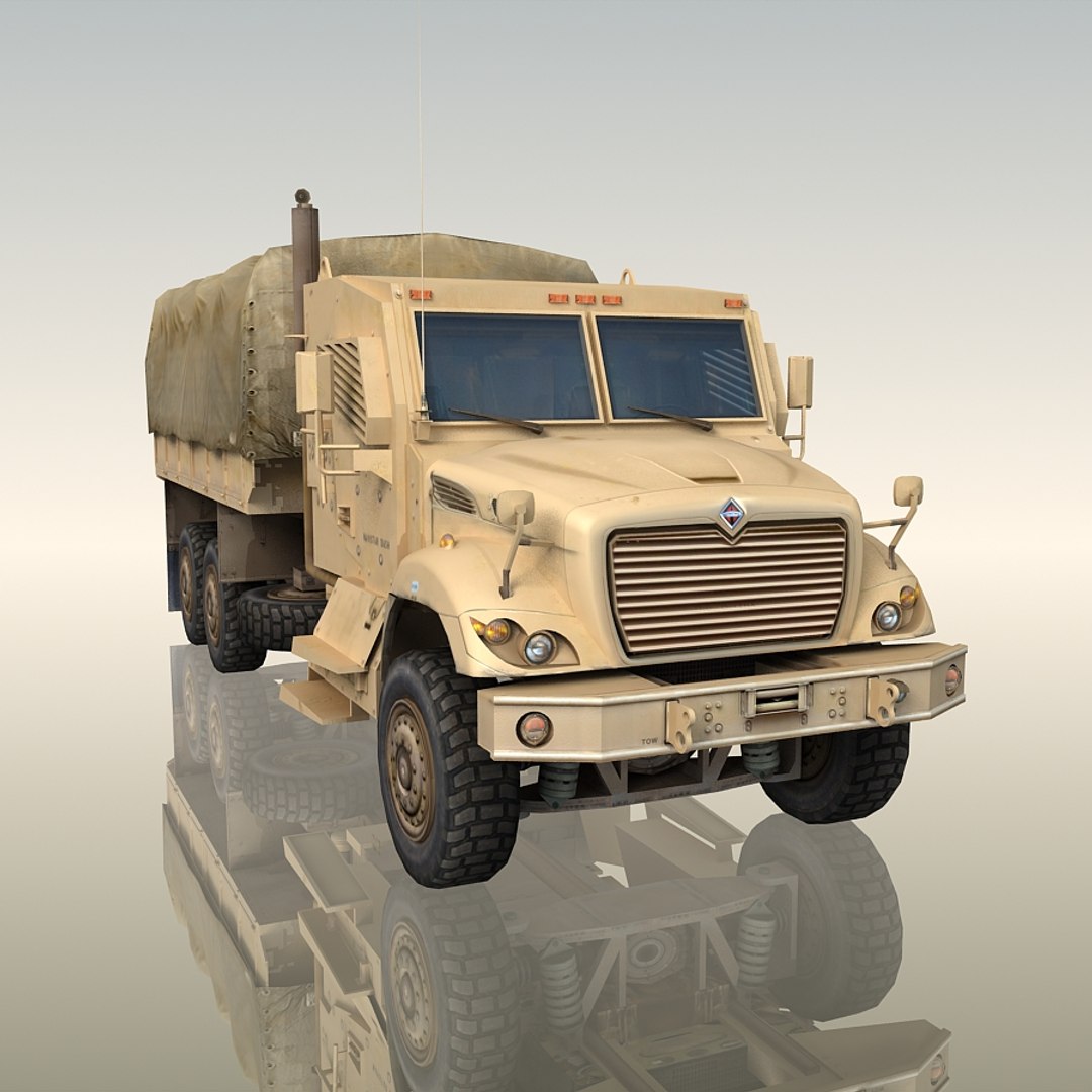 3d Navistar 7000 Mv 6x6 Model