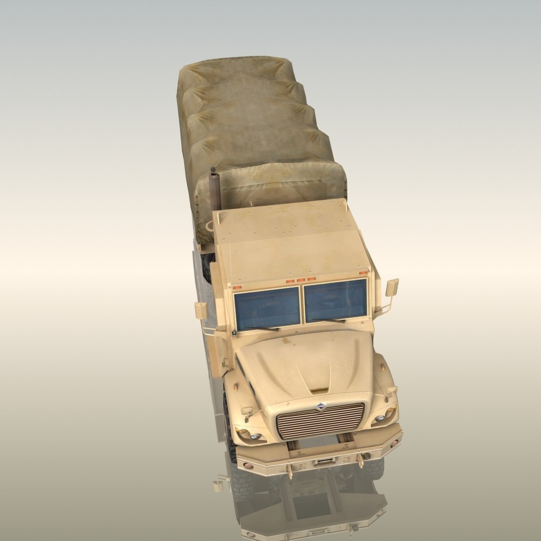 3d Navistar 7000 Mv 6x6 Model