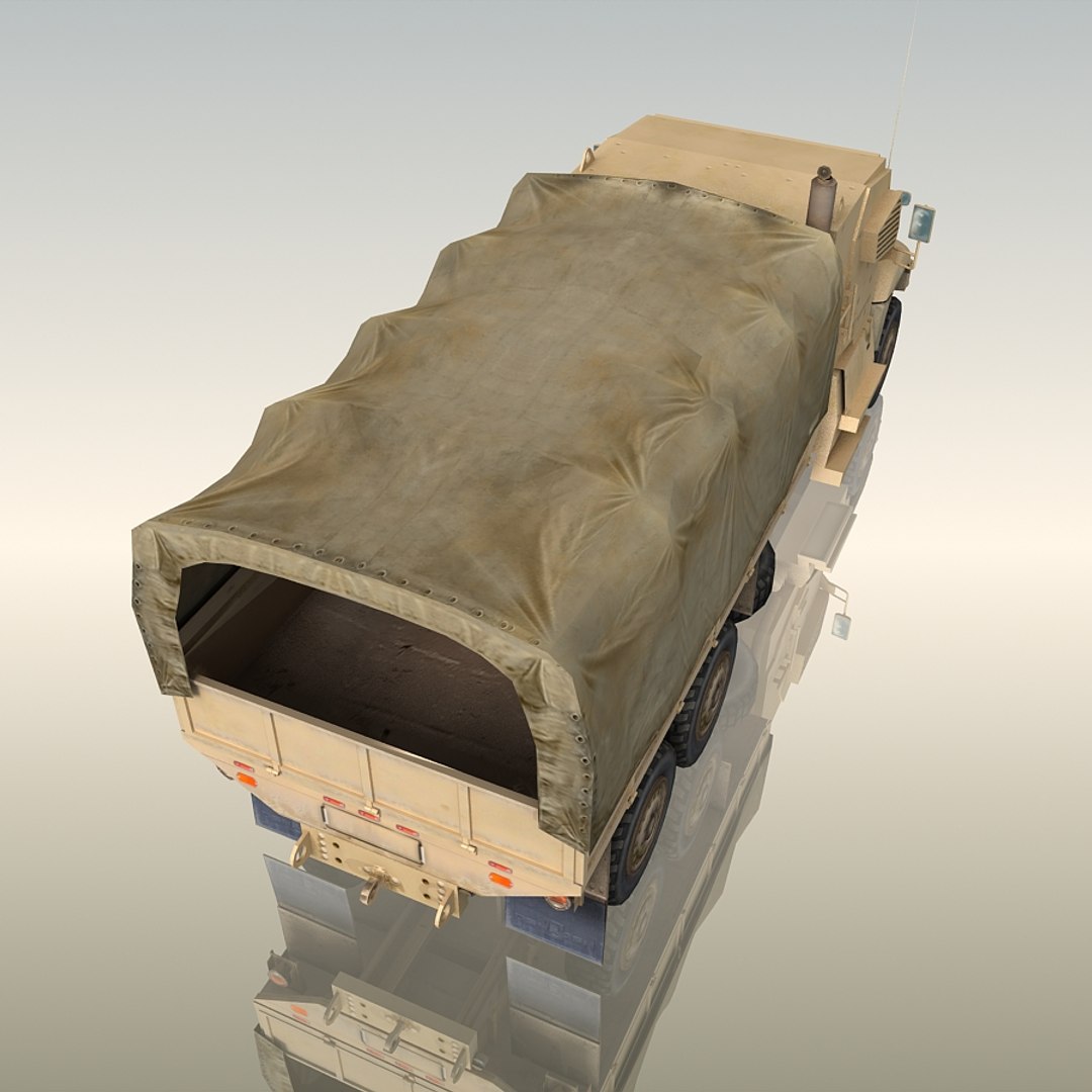 3d Navistar 7000 Mv 6x6 Model