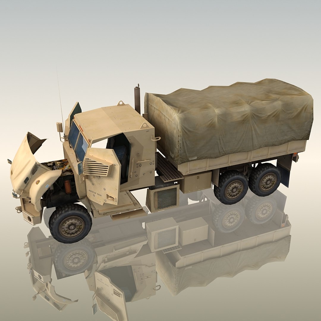 3d Navistar 7000 Mv 6x6 Model