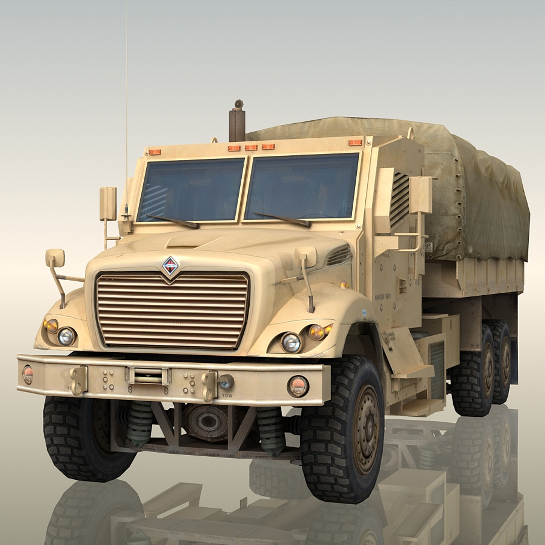 3d navistar 7000 mv 6x6 model