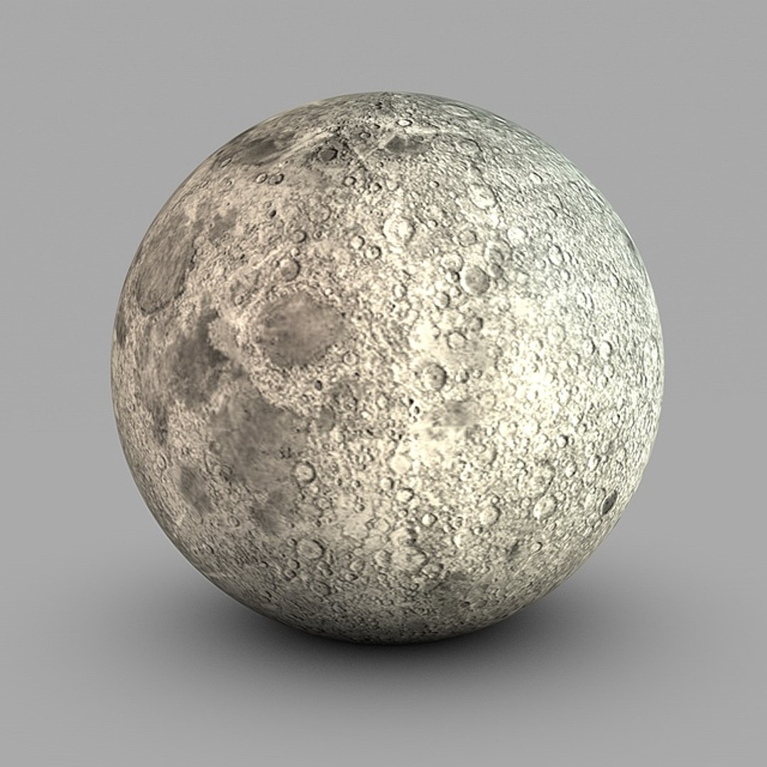 3d Moon Model