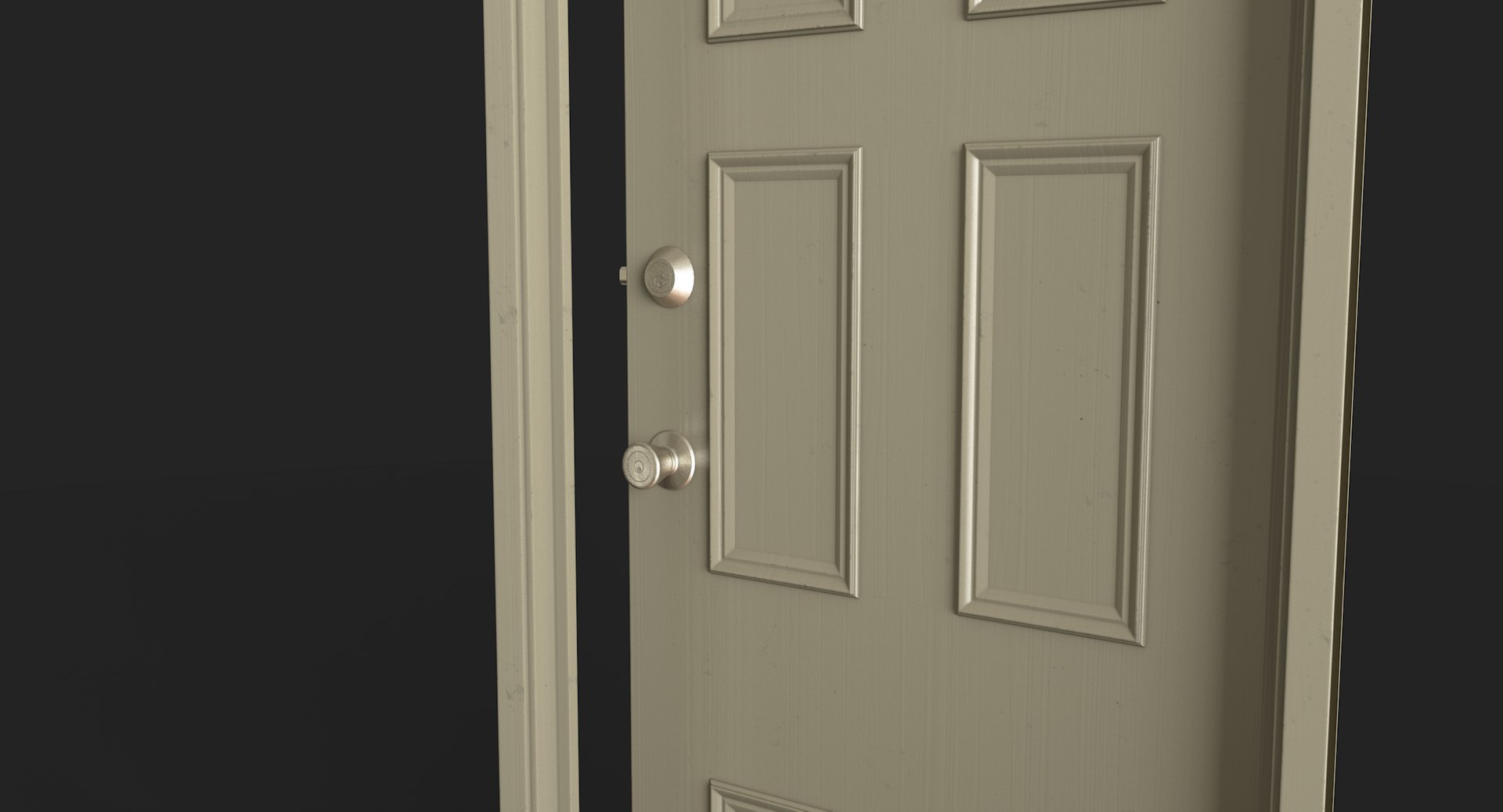 3D Model Realistic Door Ready - - TurboSquid 1273596