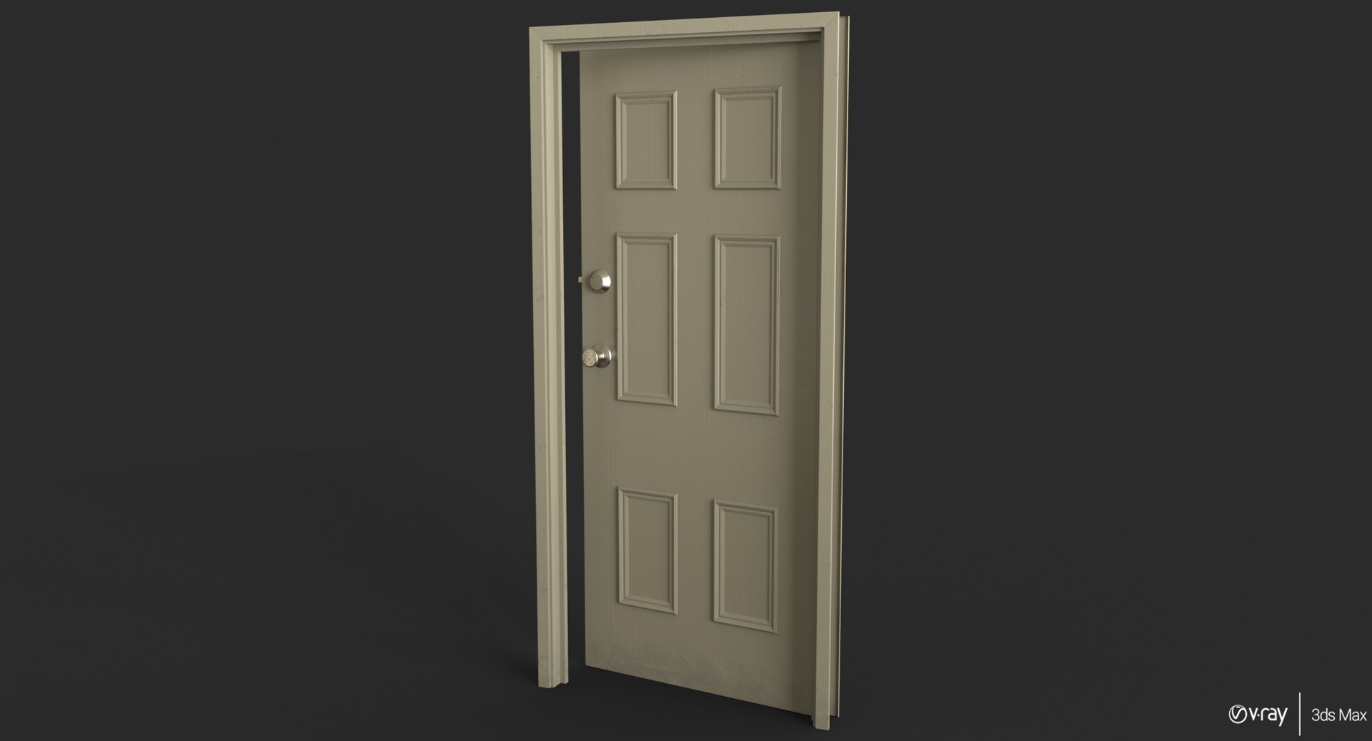 3D Model Realistic Door Ready - - TurboSquid 1273596