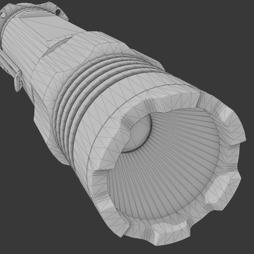 3D Generic Tactical Flashlight Model - TurboSquid 2224972