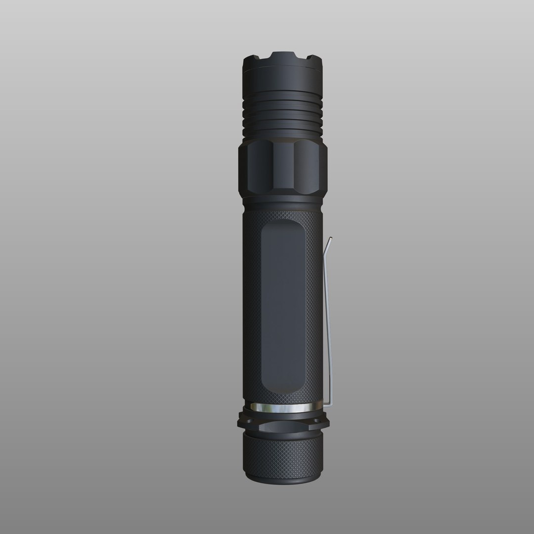 3D Generic Tactical Flashlight Model - TurboSquid 2224972
