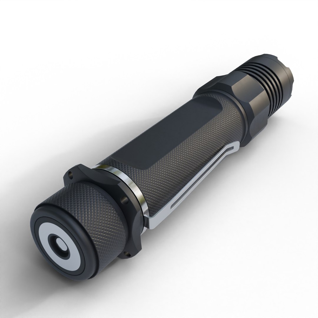3D Generic Tactical Flashlight Model - TurboSquid 2224972