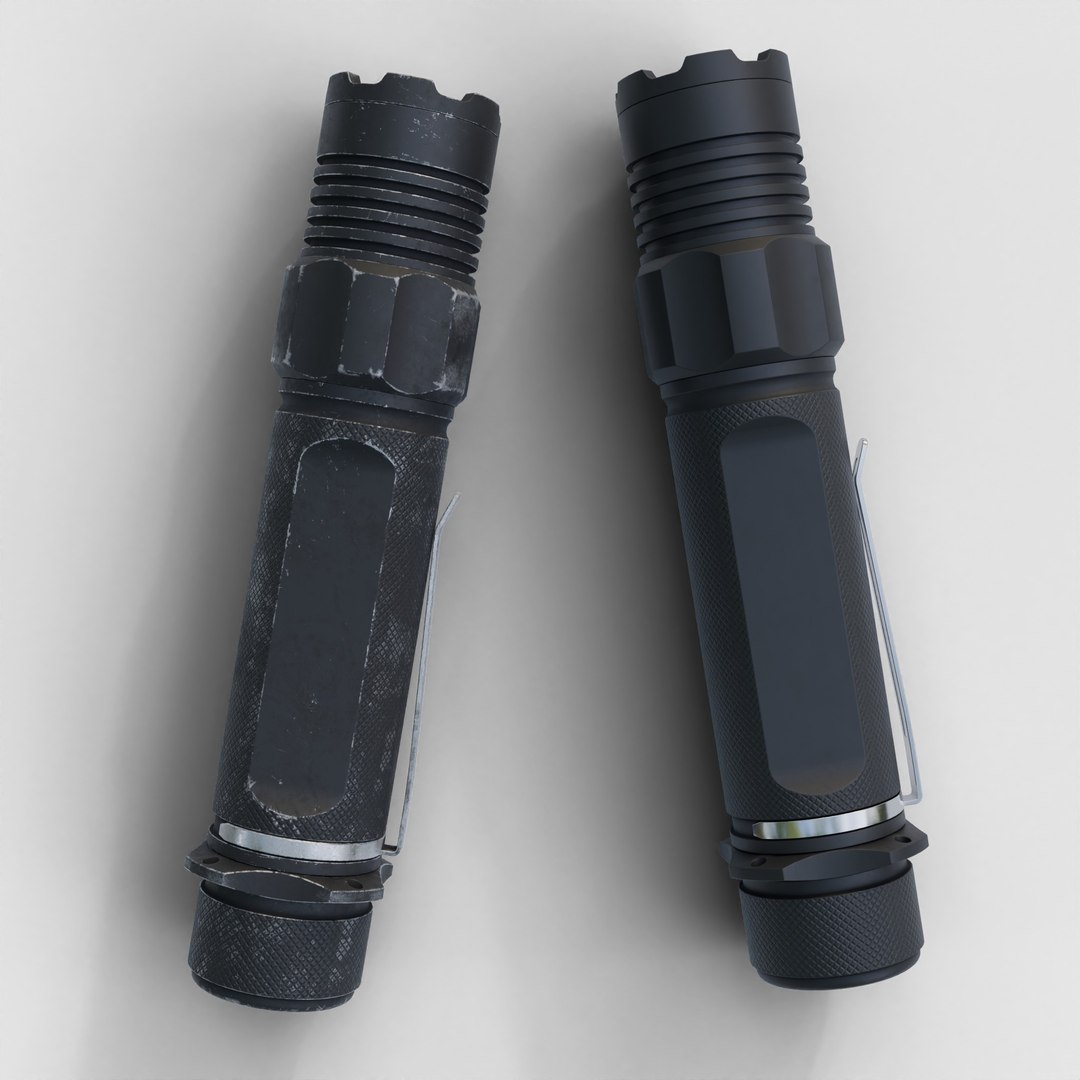 3D Generic Tactical Flashlight Model - TurboSquid 2224972