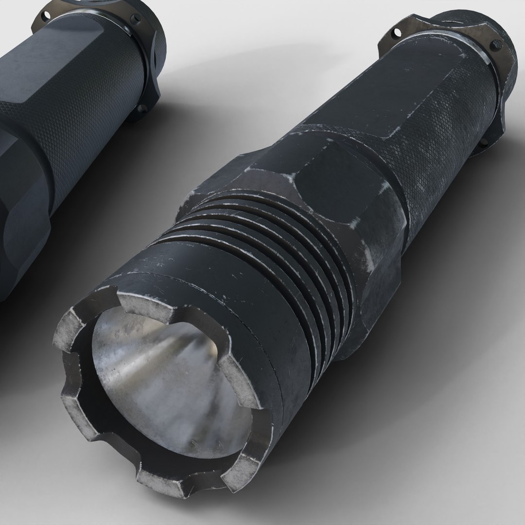 3D Generic Tactical Flashlight Model - TurboSquid 2224972