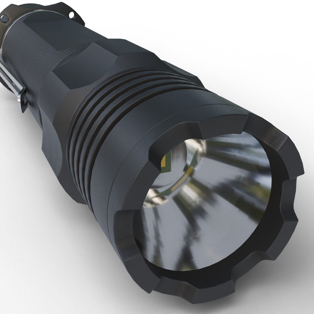 3D Generic Tactical Flashlight Model - TurboSquid 2224972