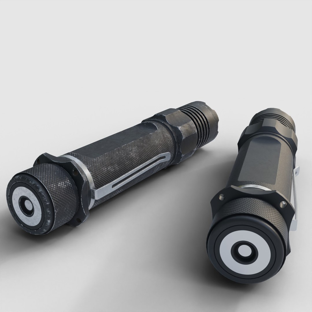 3D Generic Tactical Flashlight Model - TurboSquid 2224972