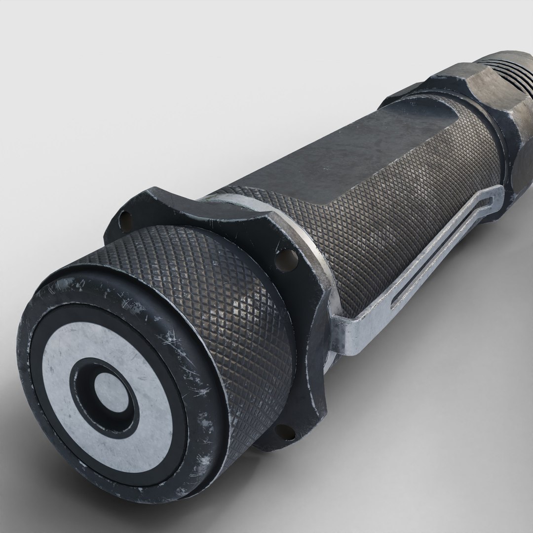 3D Generic Tactical Flashlight Model - TurboSquid 2224972