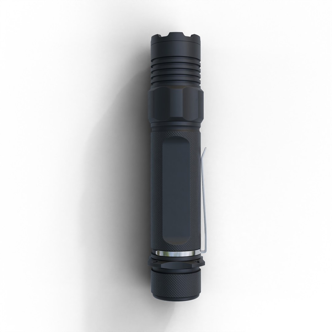 3D Generic Tactical Flashlight Model - TurboSquid 2224972