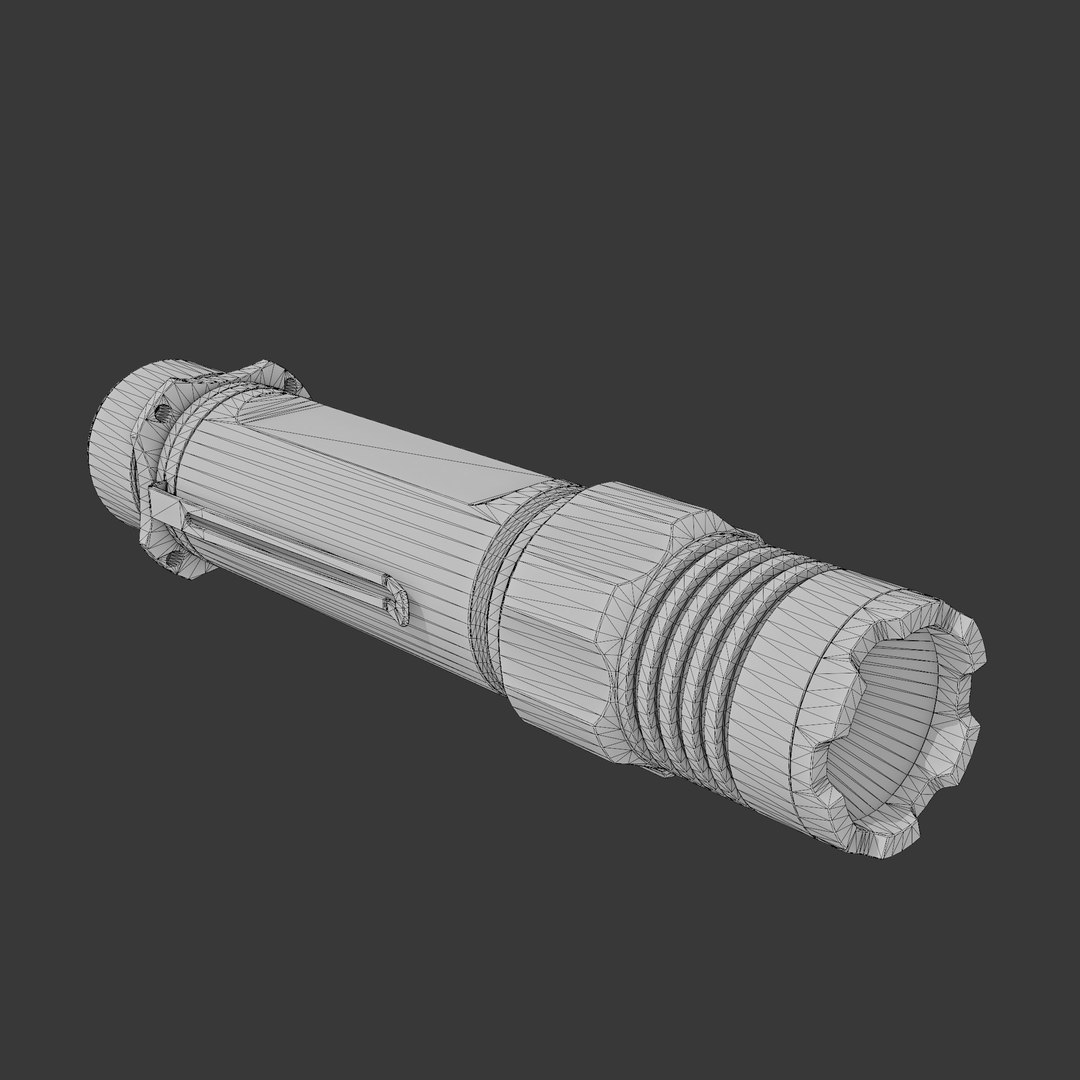 3D Generic Tactical Flashlight Model - TurboSquid 2224972