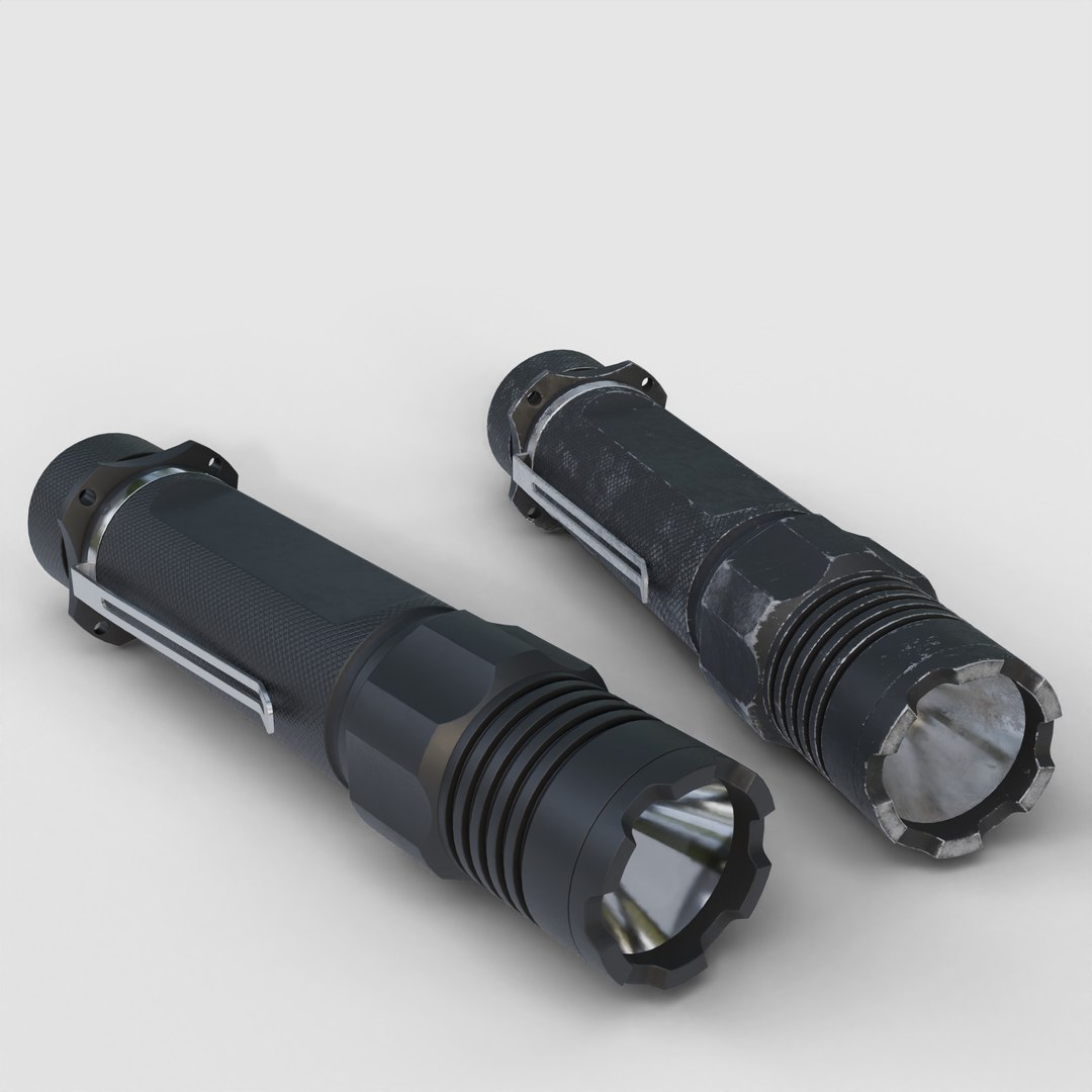 3D Generic Tactical Flashlight Model - TurboSquid 2224972