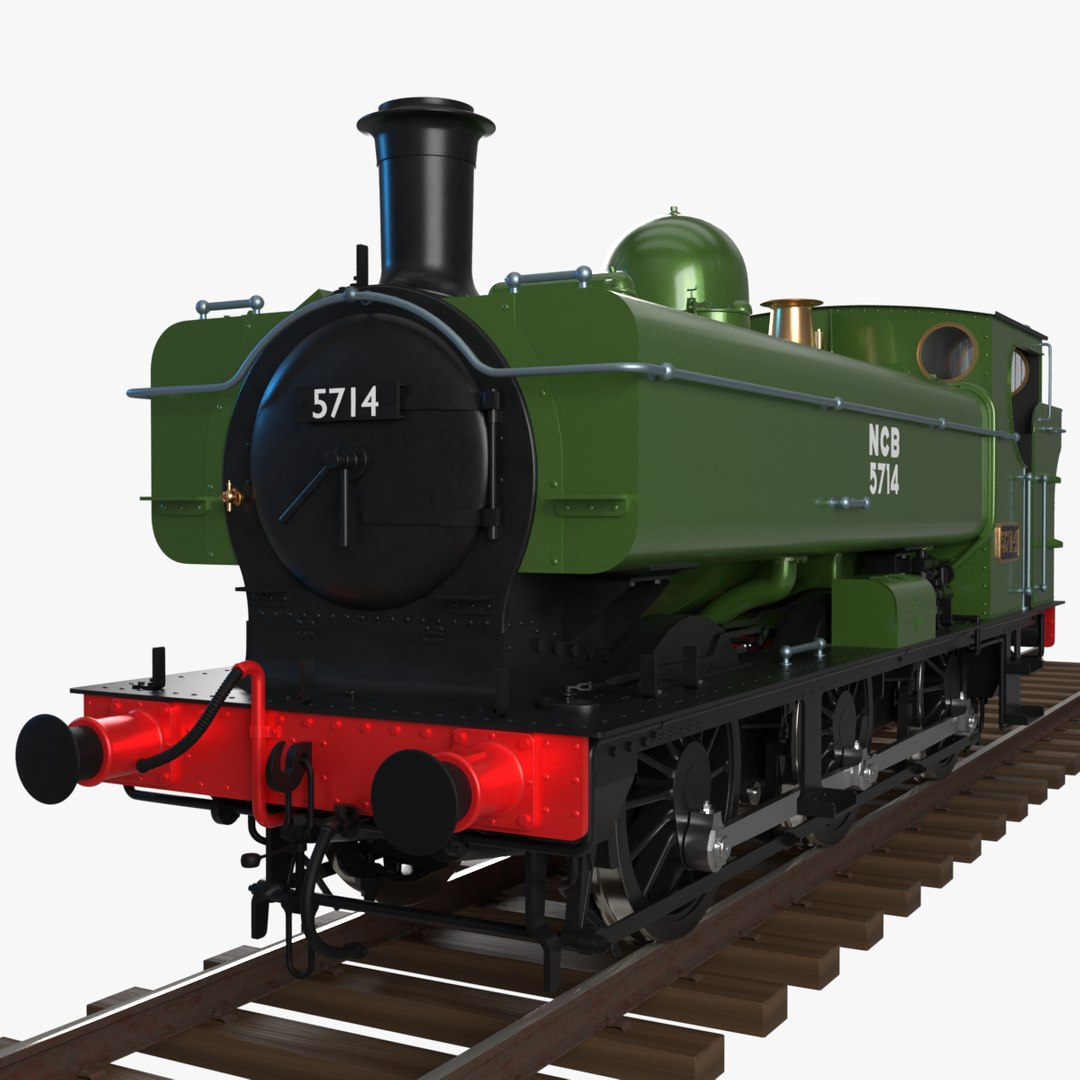 3D GWR 5700 class Steam locomotive model - TurboSquid 2054741