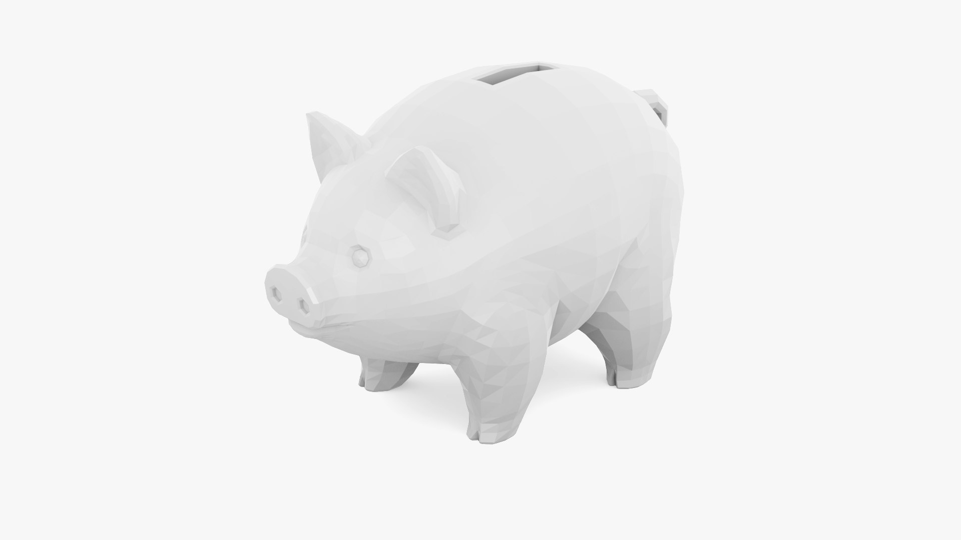 3d Obj Pig Piggy Bank