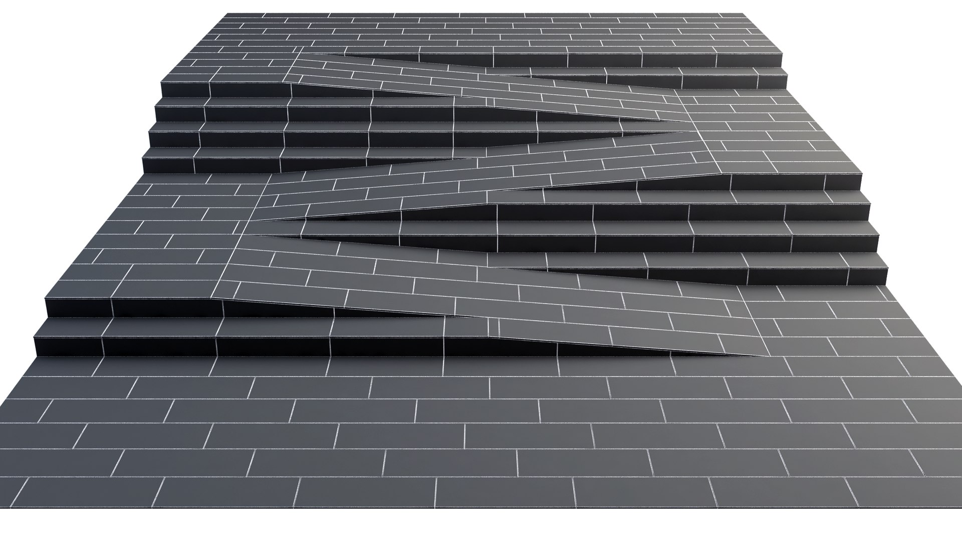 3D Ramp Stairs - TurboSquid 1928173