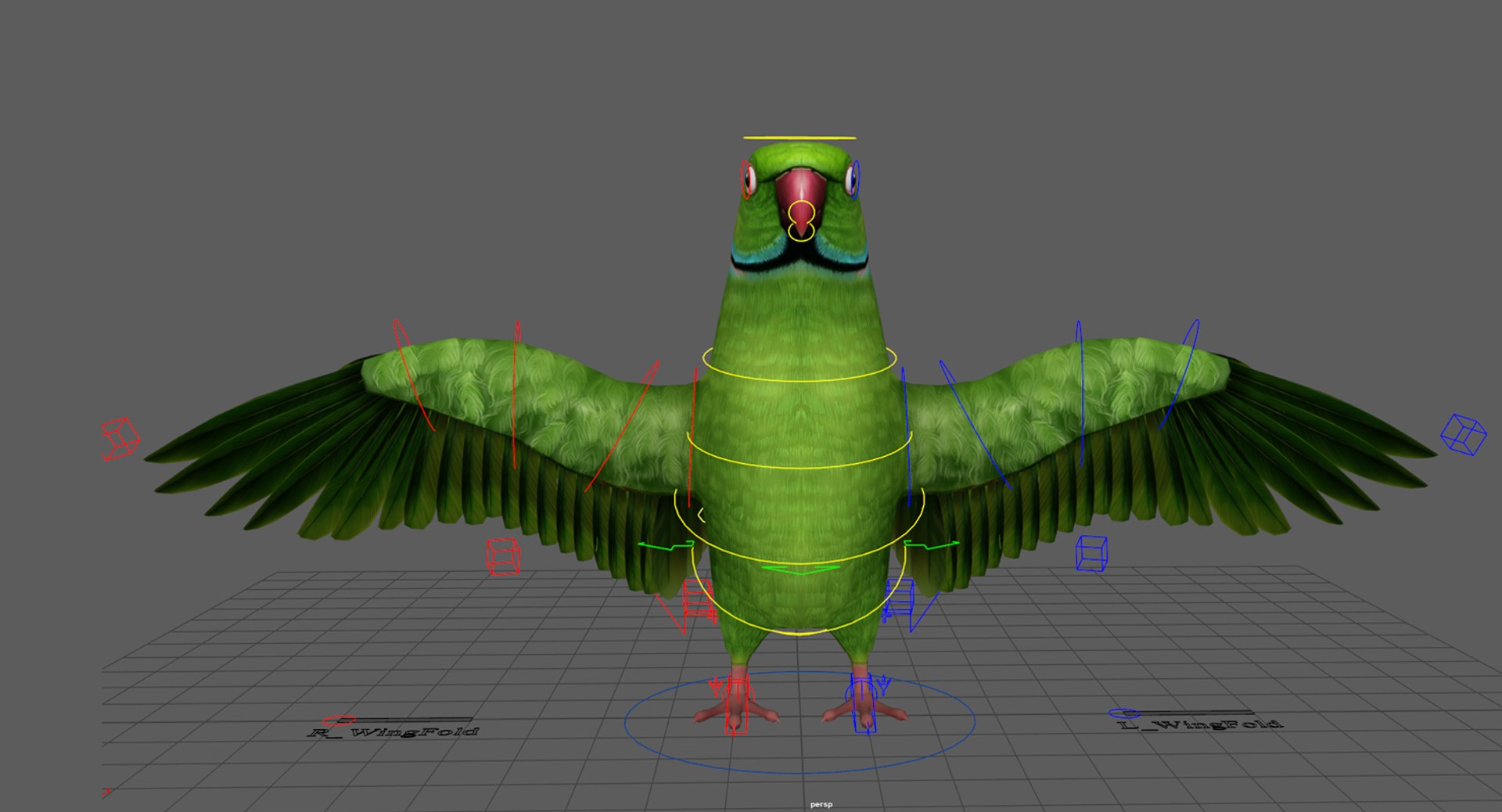 3D Model Parrot Stylized - TurboSquid 1596774