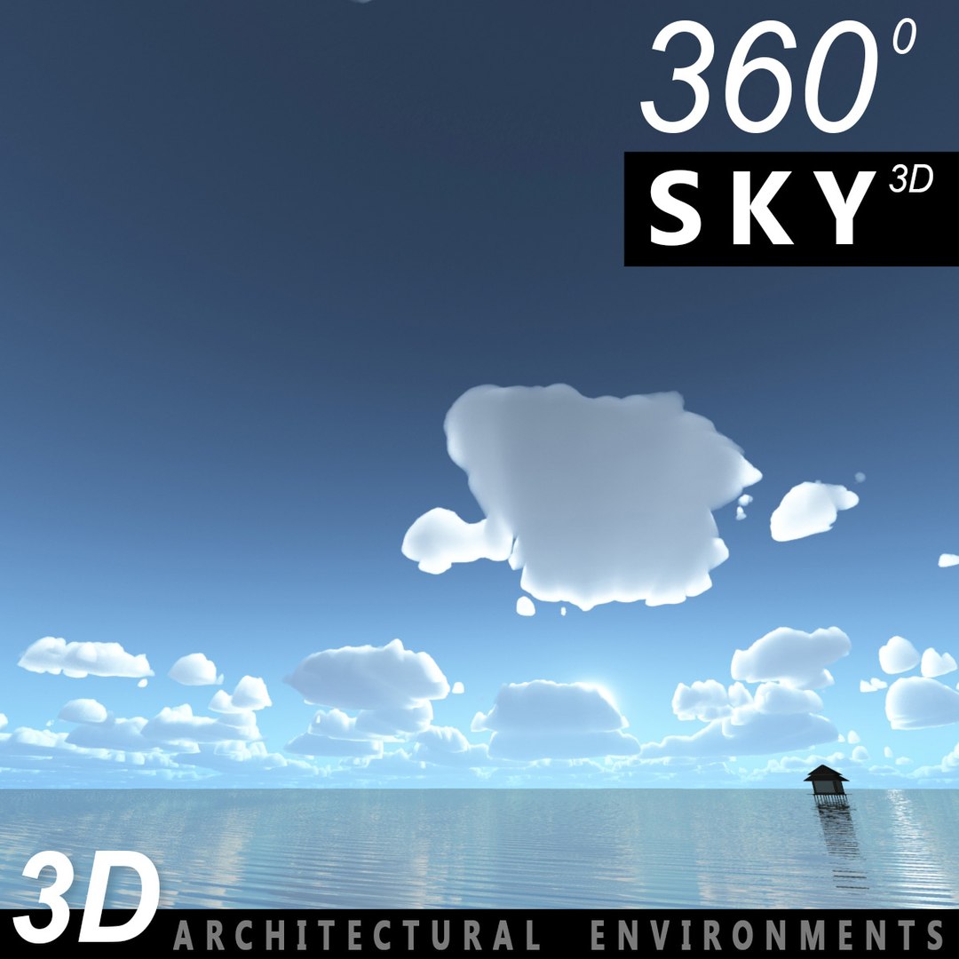 3ds max sky clouds