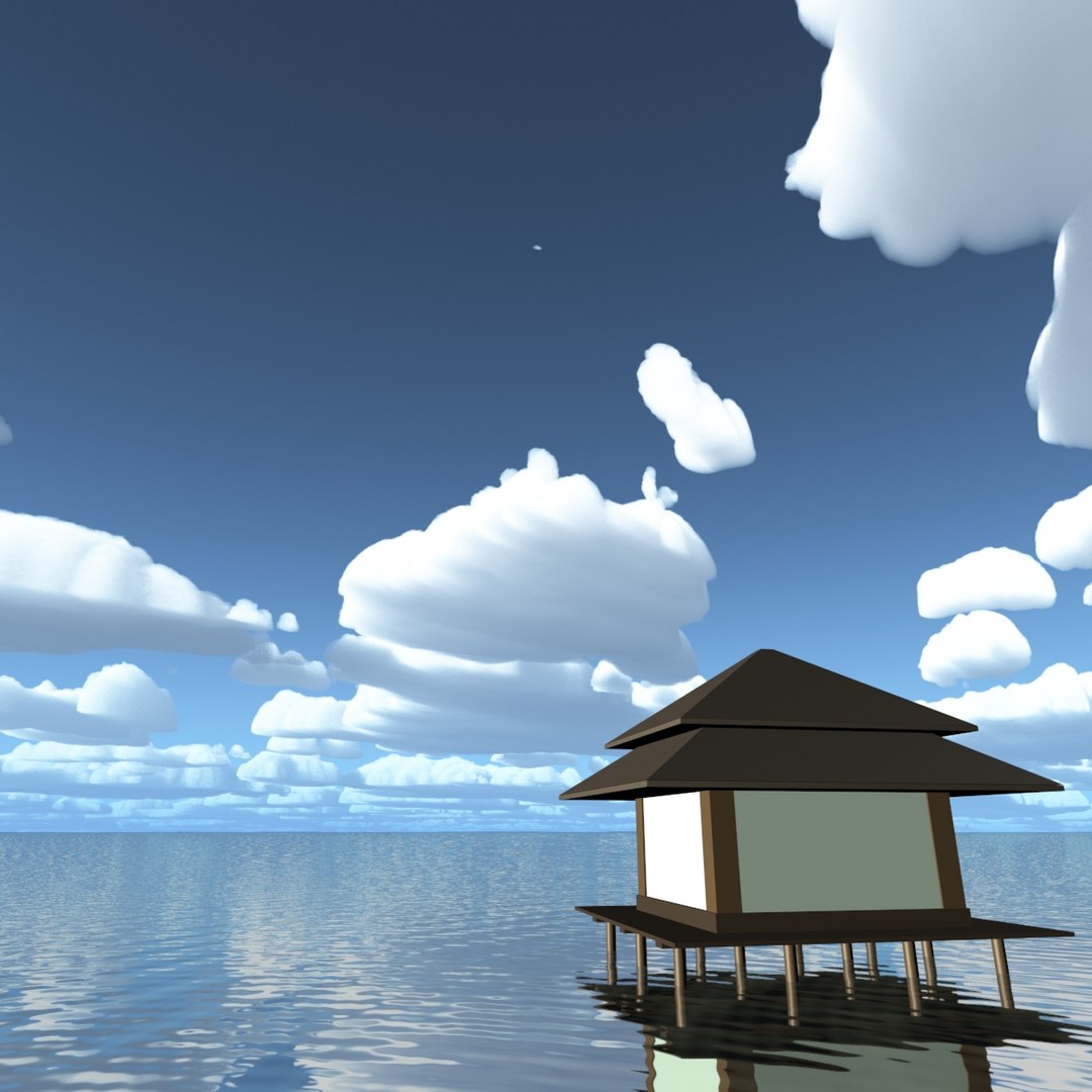 3ds max sky clouds