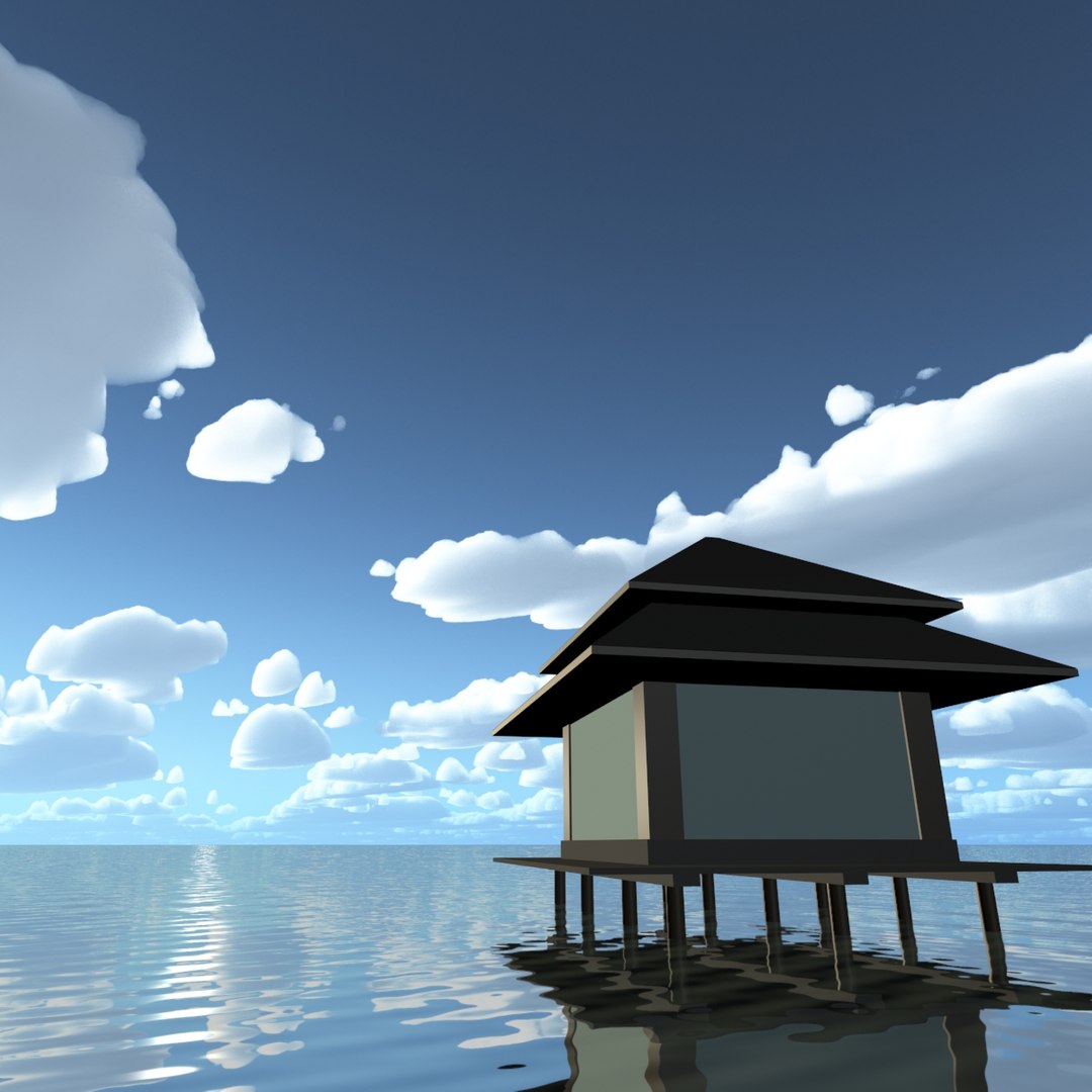 3ds max sky clouds
