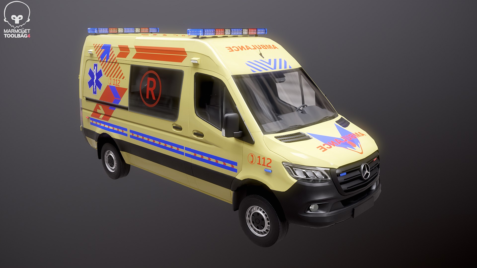 Mercedes Sprinter 4x4 Ambulance 3D Model - TurboSquid 2288362