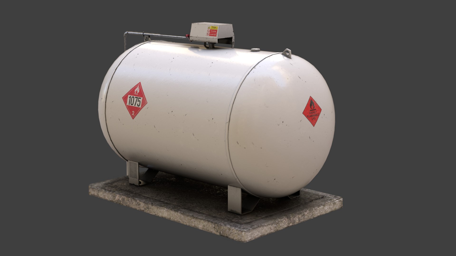 Gas Tank 3D - TurboSquid 1937062