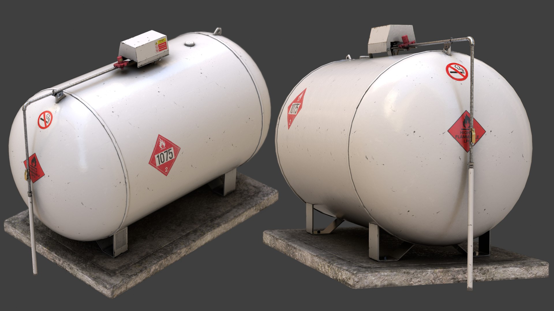 Gas Tank 3D - TurboSquid 1937062