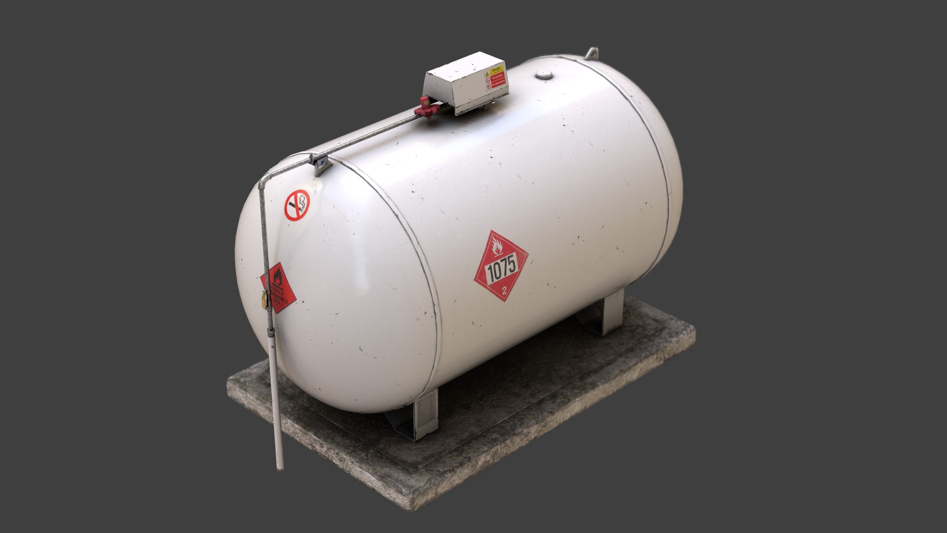 Gas Tank 3D - TurboSquid 1937062