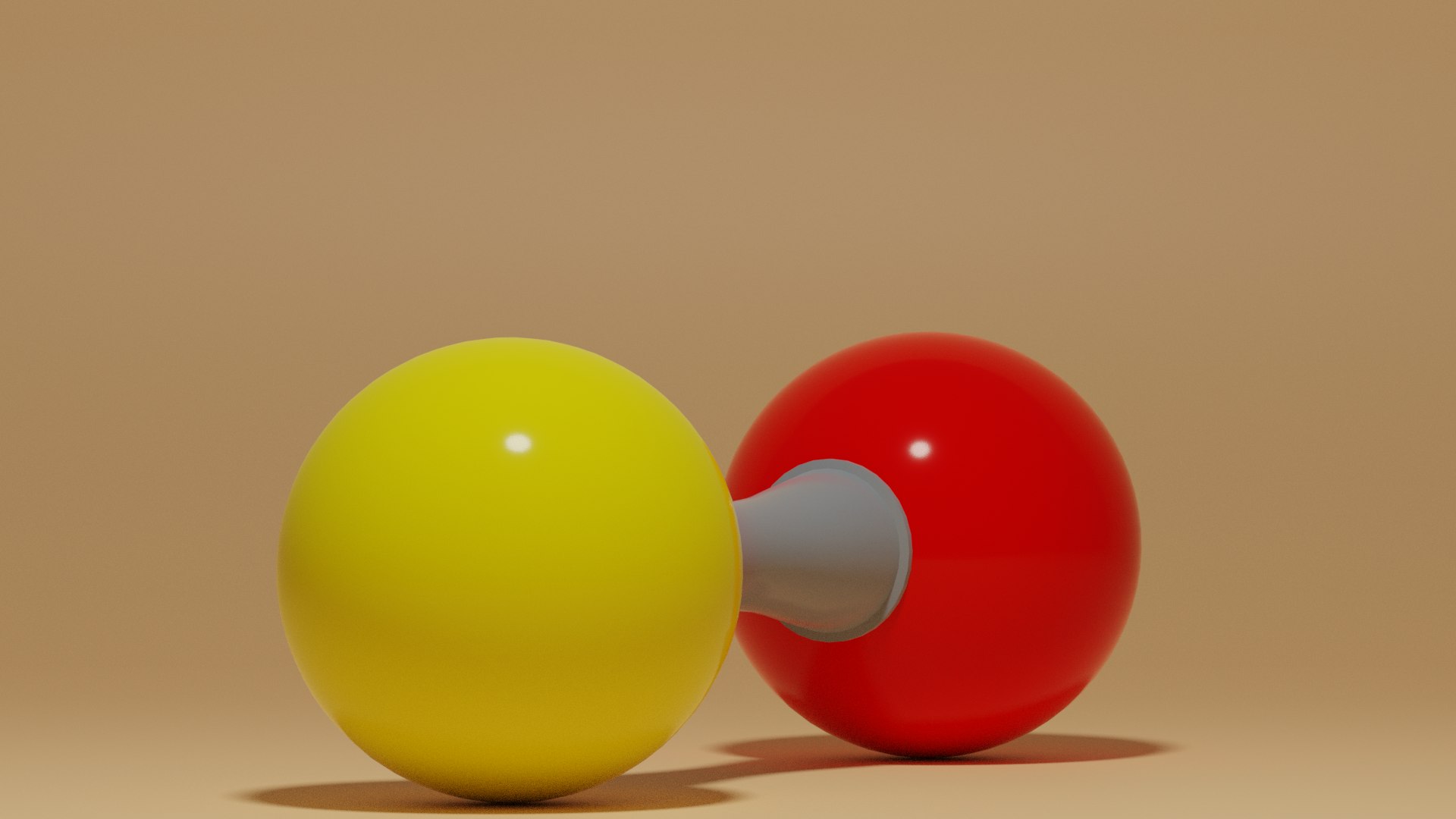 Sulfur Monoxide Molecule SO 3D Model - TurboSquid 1721411