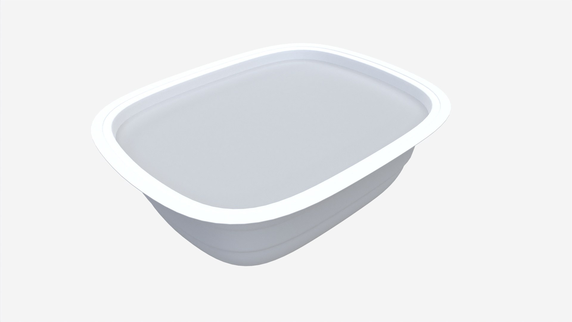 3D Plastic Food Tray With Wrap - TurboSquid 1967730