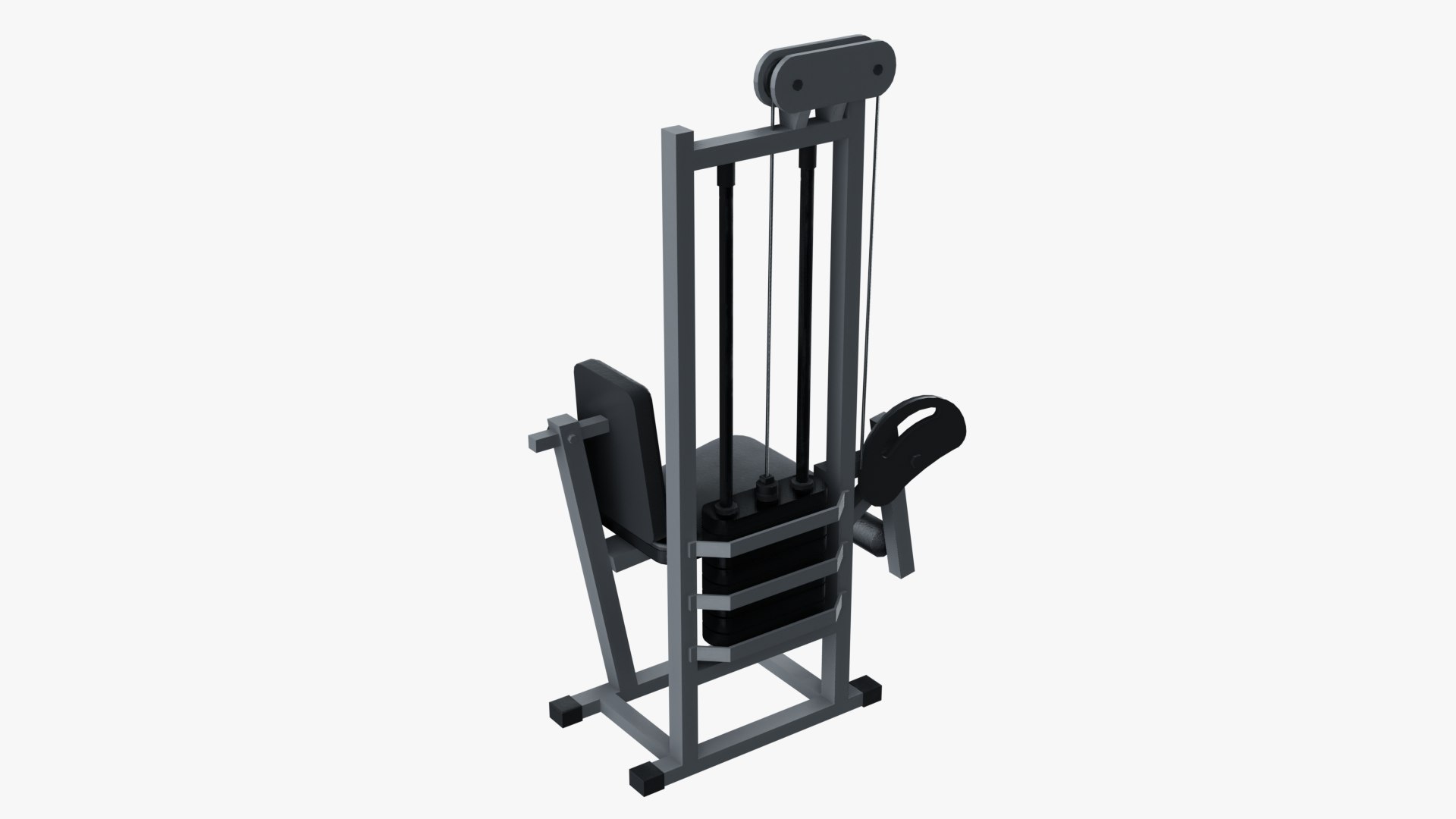 Leg Extension Machine 3D Model - TurboSquid 1863075