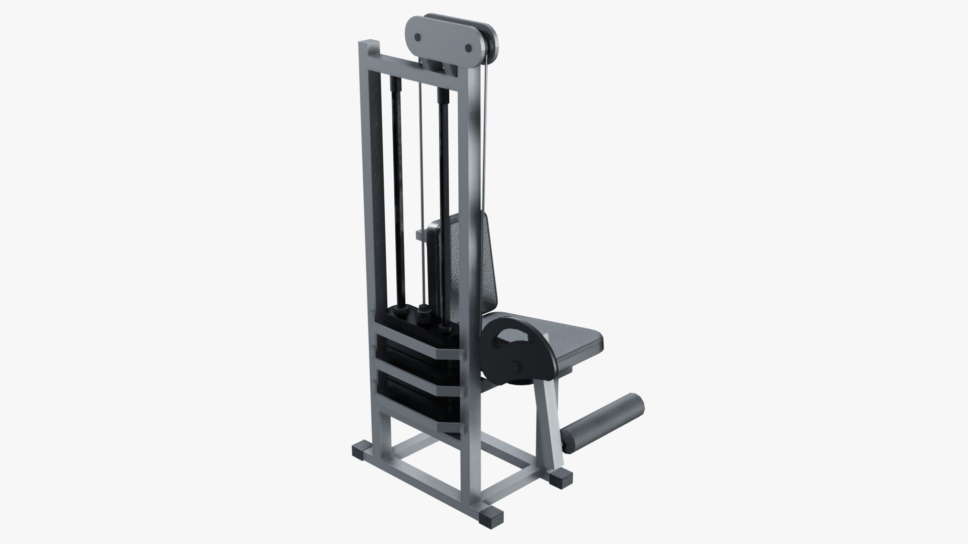 Leg Extension Machine 3D Model - TurboSquid 1863075