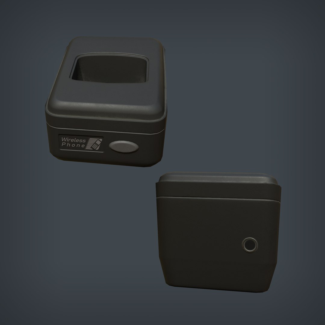Wireless Phone Base 3D Model - TurboSquid 1645657
