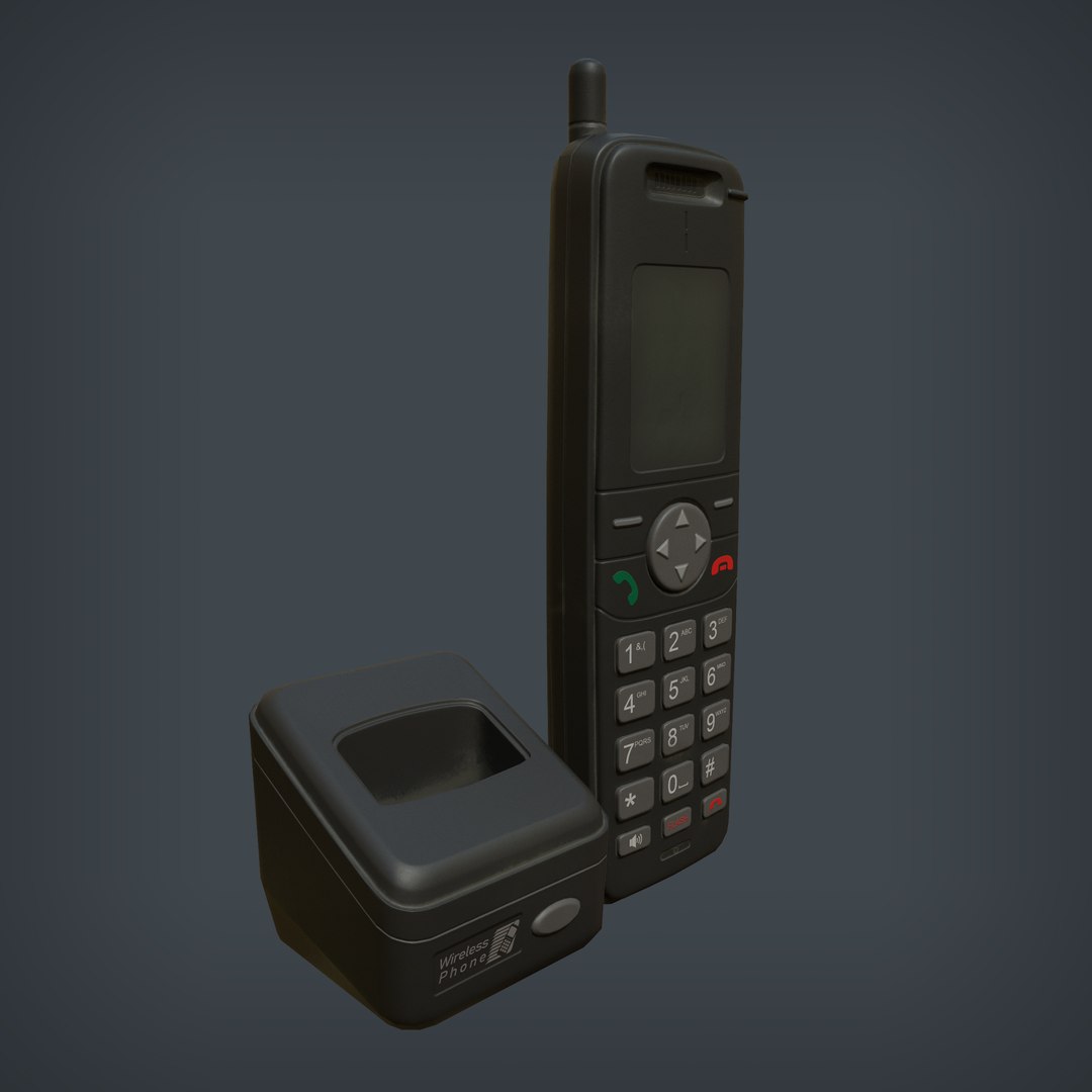 Wireless Phone Base 3D Model - TurboSquid 1645657