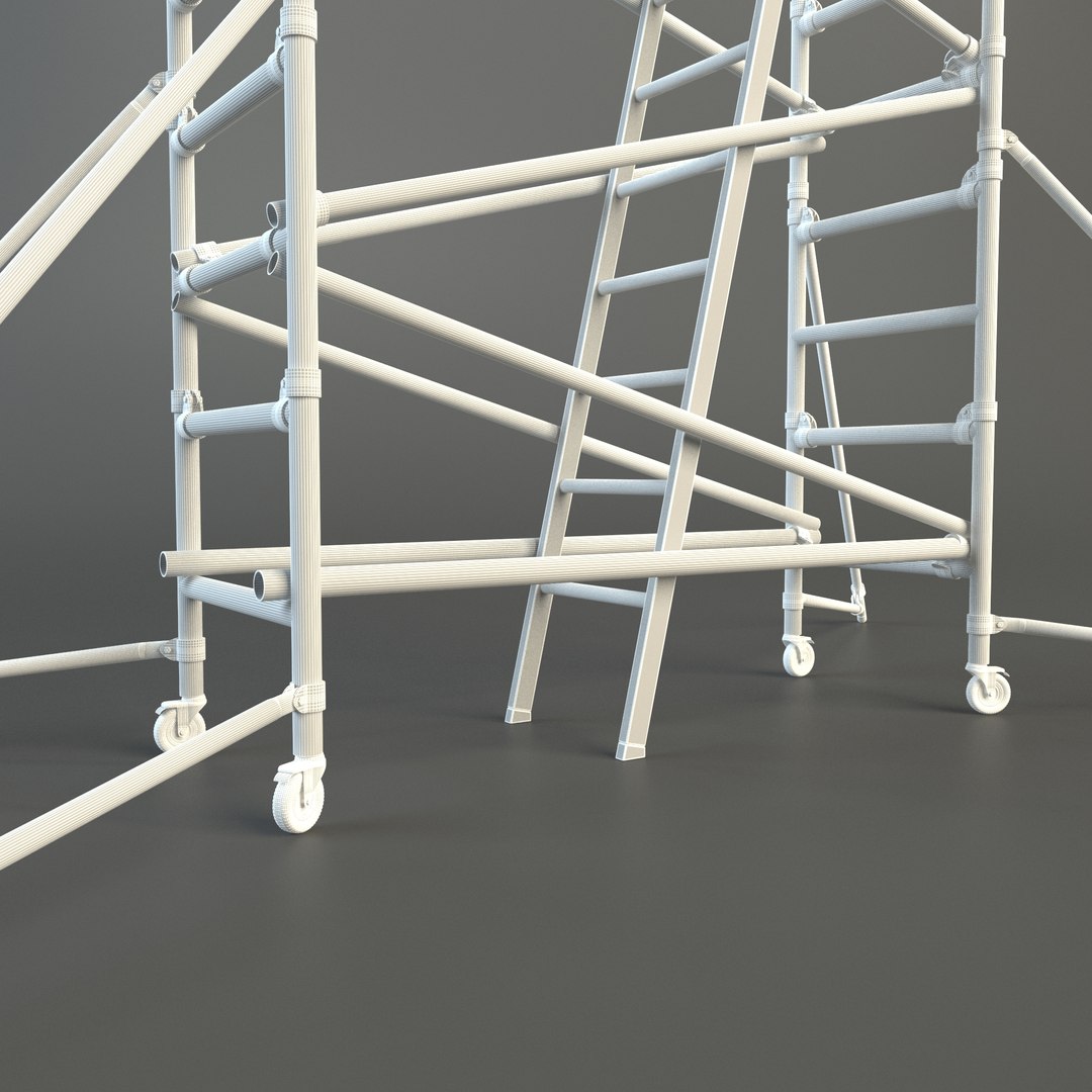 scaffold tower 3d model