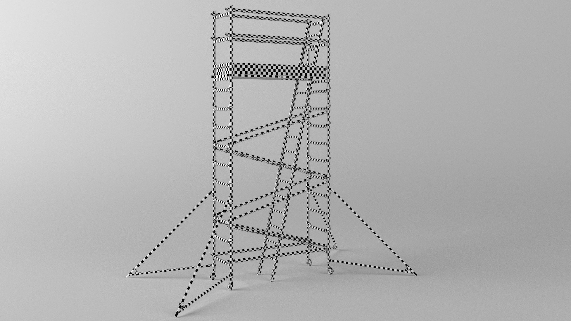 Scaffold Tower 3d Model