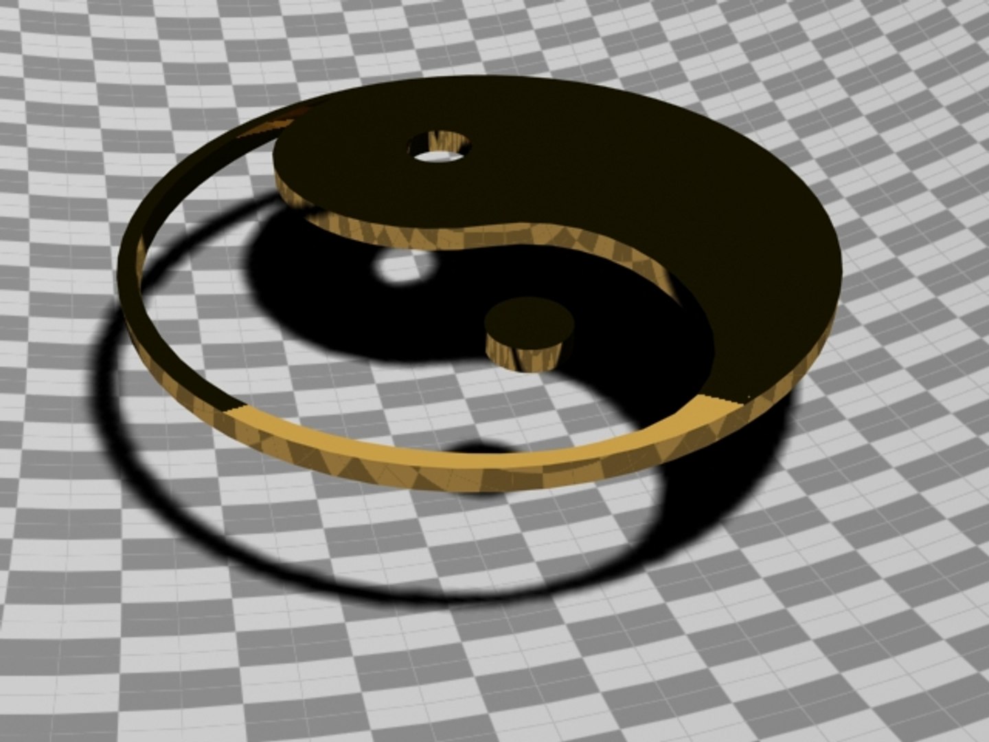 3d Yin Yang Model