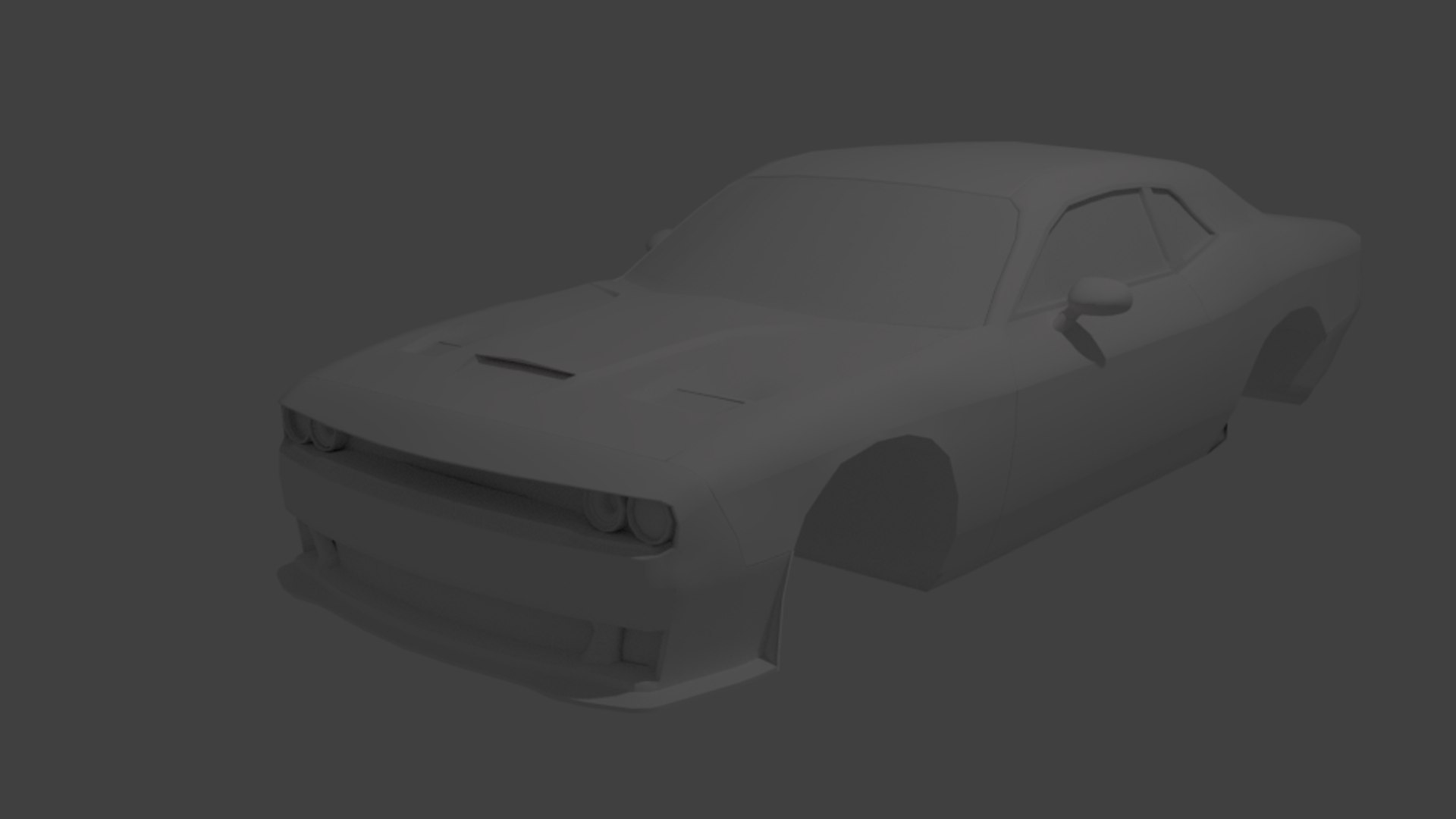 2015 Dodge Challenger Hellcat 3D - TurboSquid 1362115