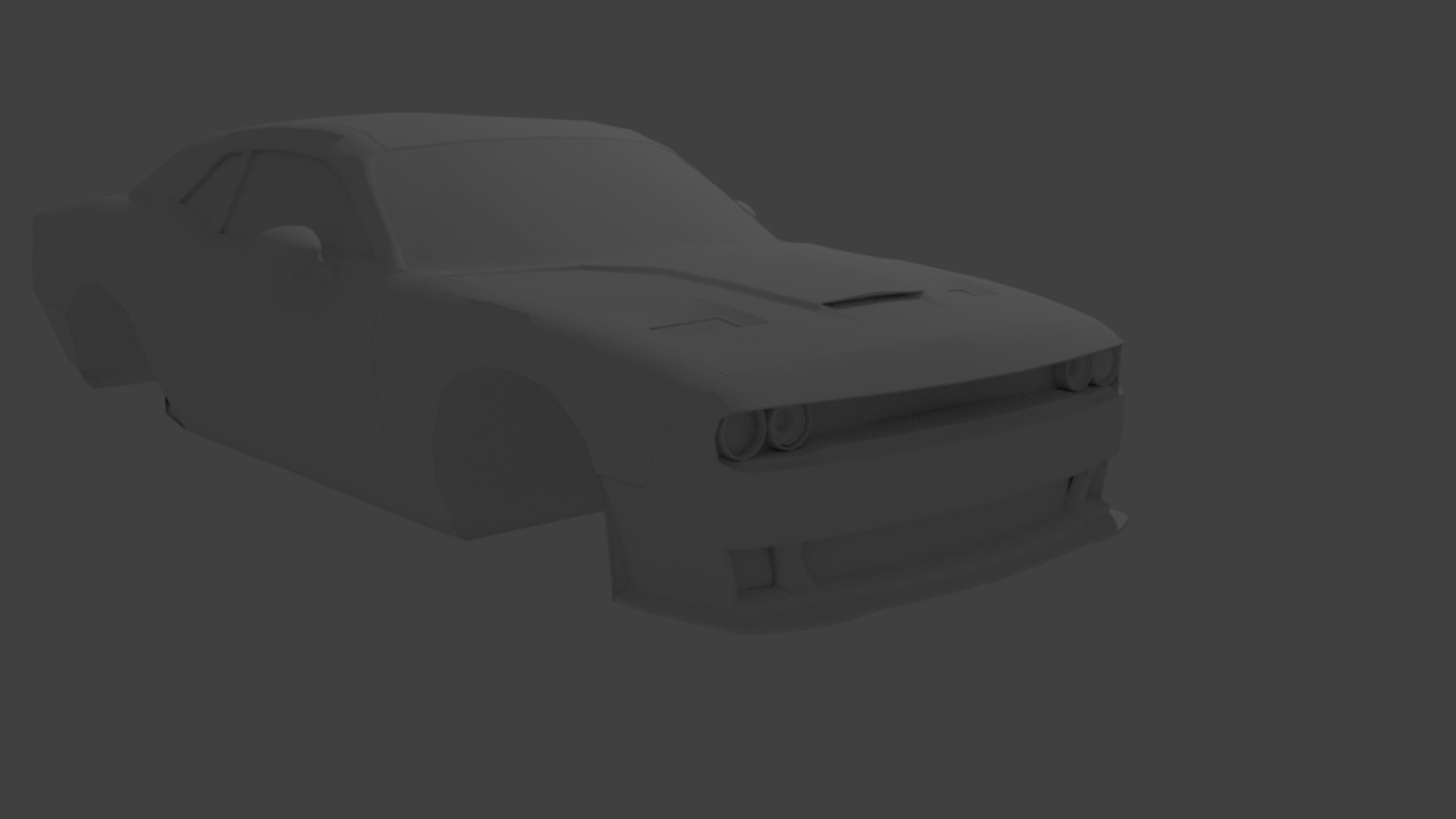 2015 Dodge Challenger Hellcat 3D - TurboSquid 1362115