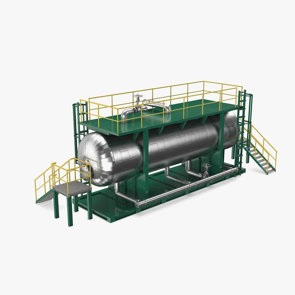 Refinery desalter 3D model - TurboSquid 1495988