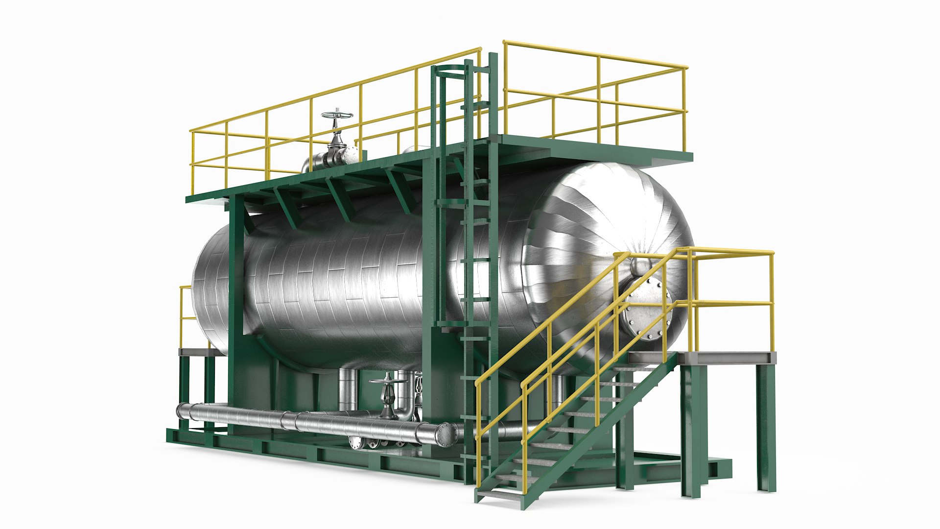 Refinery Desalter 3D Model - TurboSquid 1495988