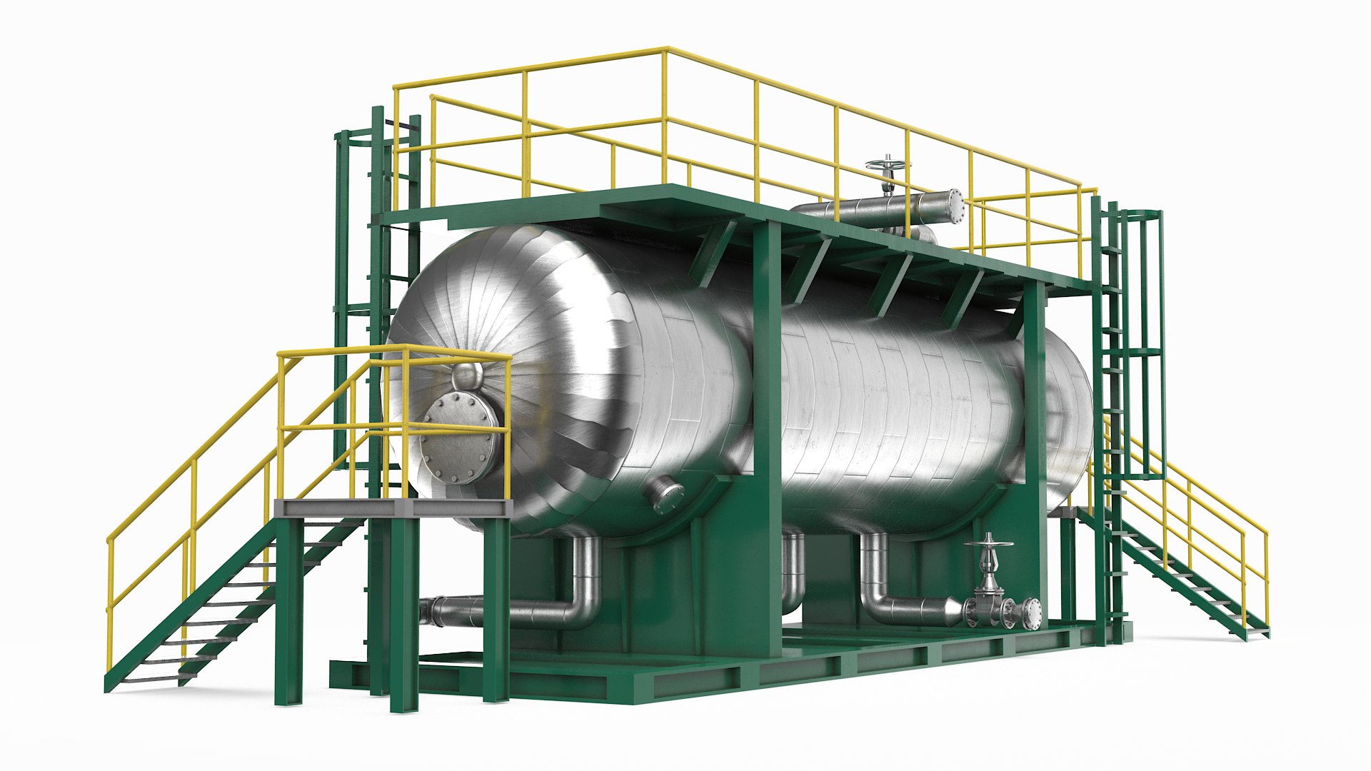 Refinery Desalter 3D Model - TurboSquid 1495988