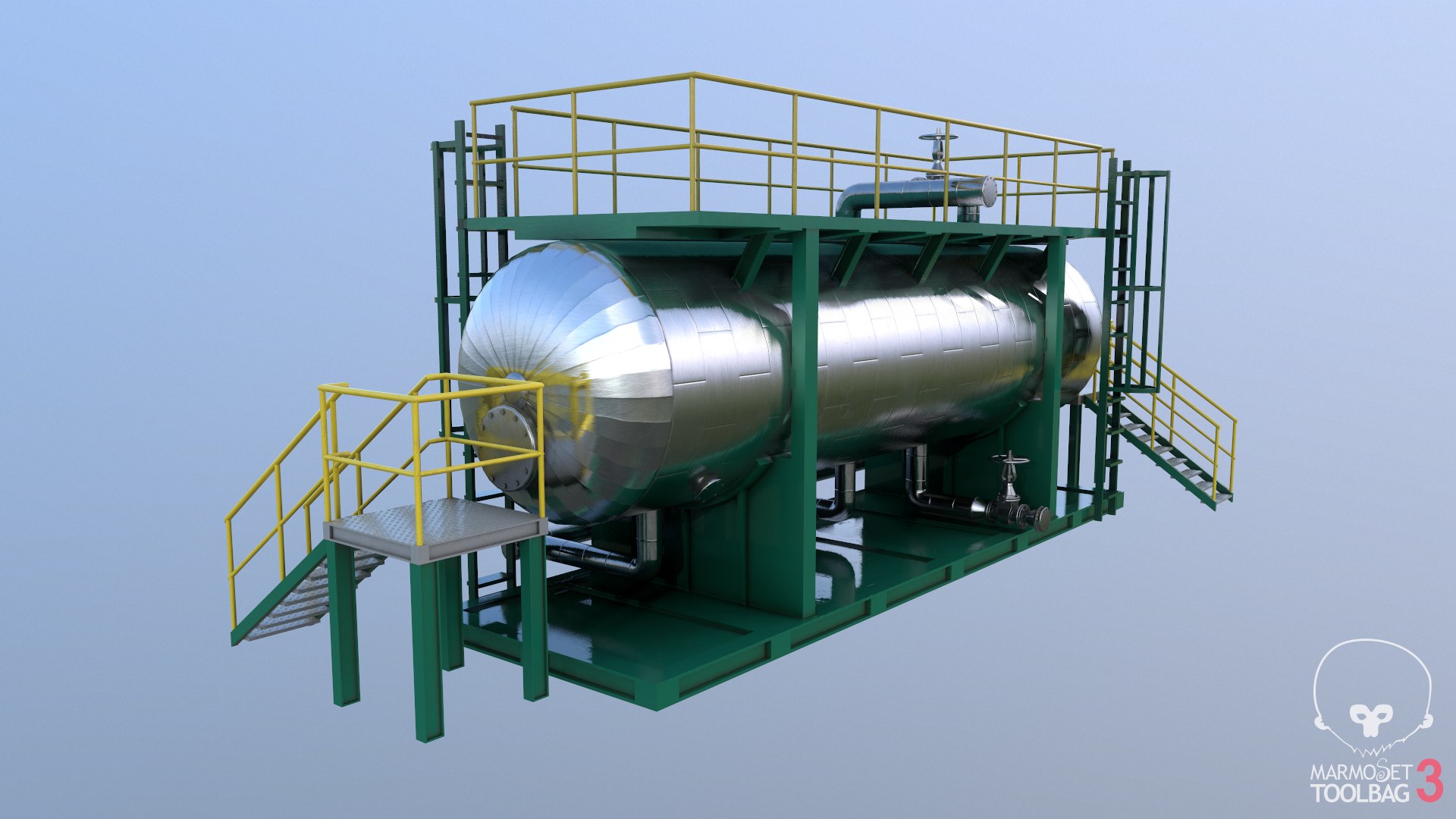 Refinery Desalter 3D Model - TurboSquid 1495988