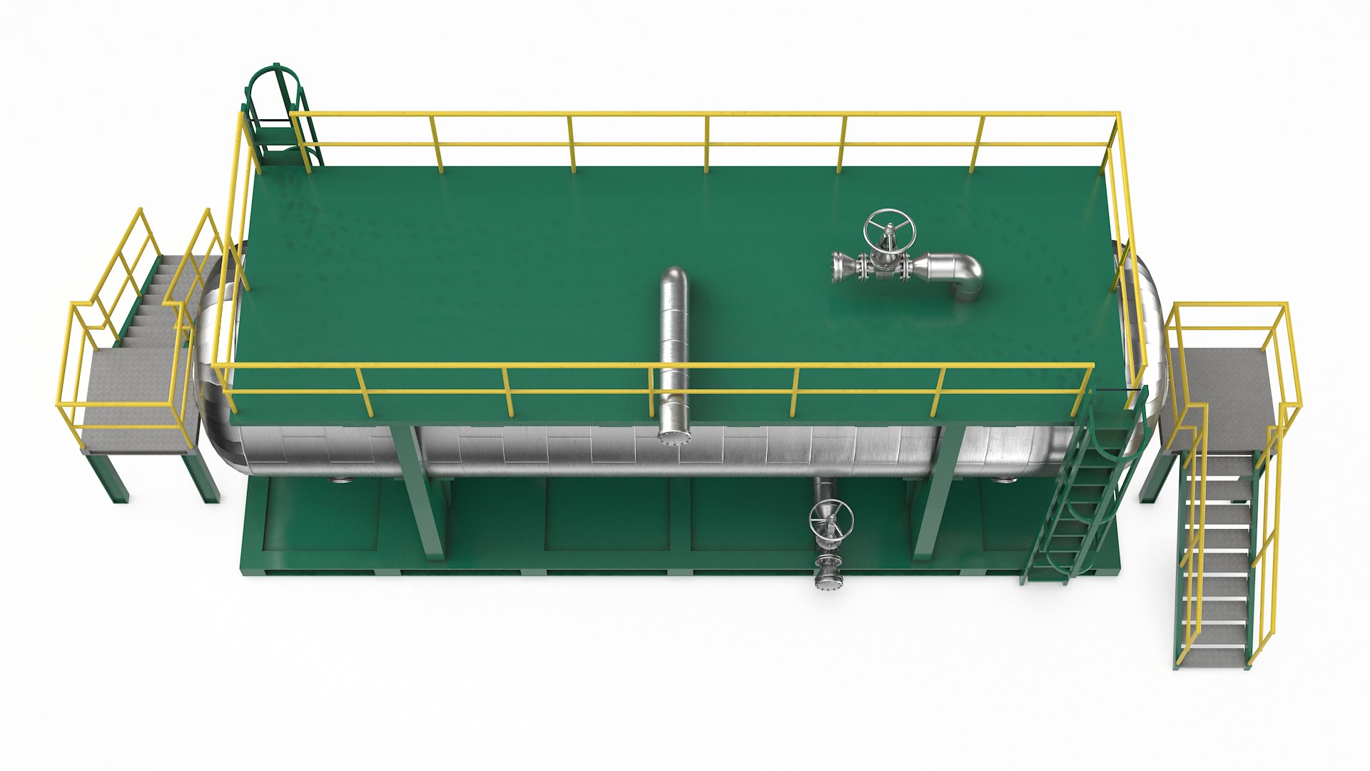 Refinery Desalter 3D Model - TurboSquid 1495988