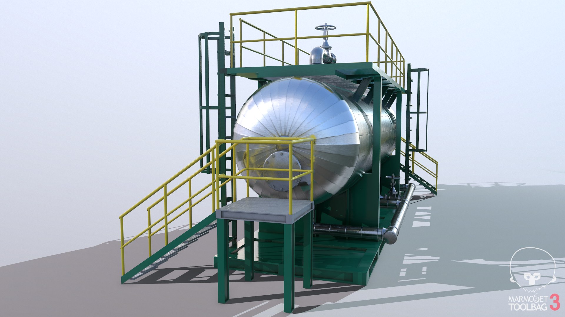 Refinery Desalter 3D Model - TurboSquid 1495988