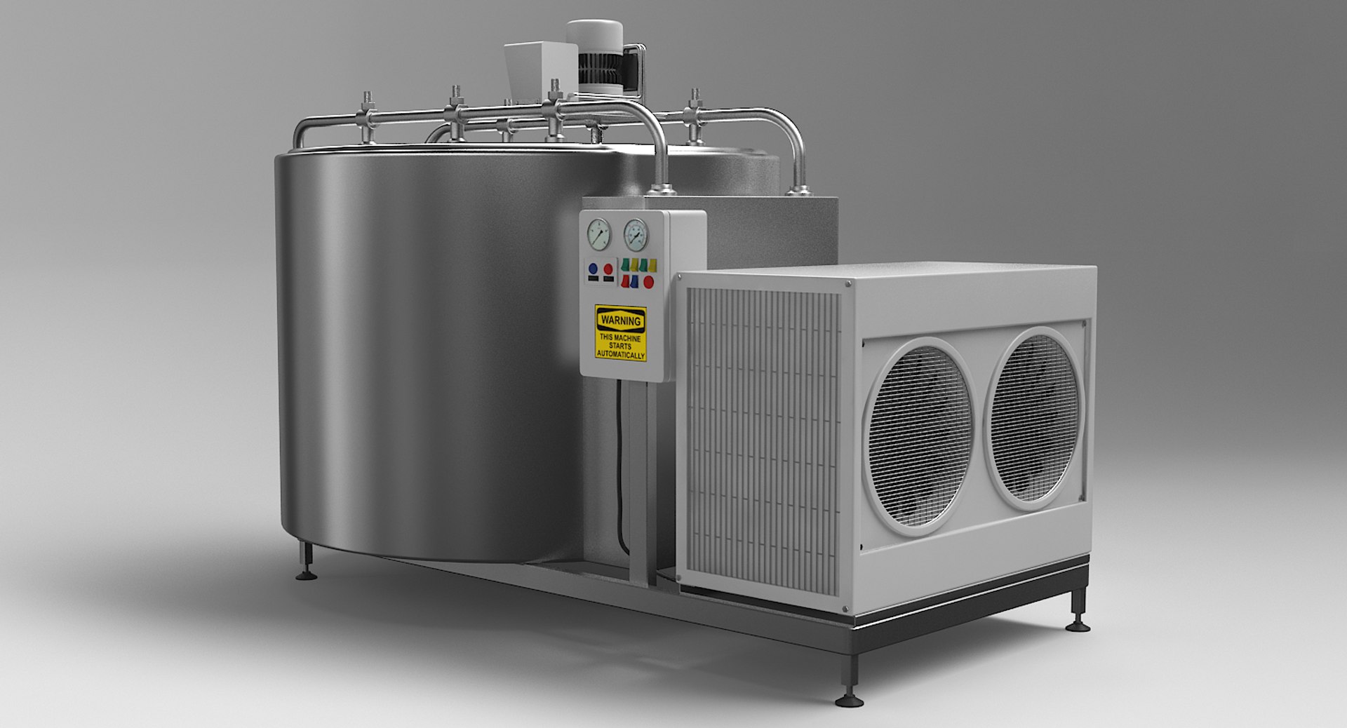 3d Cooling Tank Model